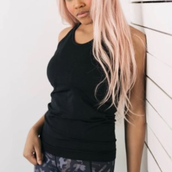 ZYIA | Tops | Zyia Black Copper Charge Tank | Poshmark